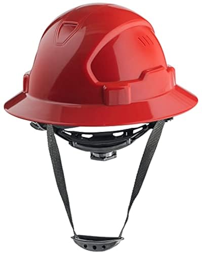 Hard Hat Construction OSHA Approved Vented Full Brim Safety Helmet ...