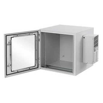 Hoffman PTRW362424G2A Protek Single Window Door, Air Conditioned, Type 12, 36.30" x 23.62" x 24. ...