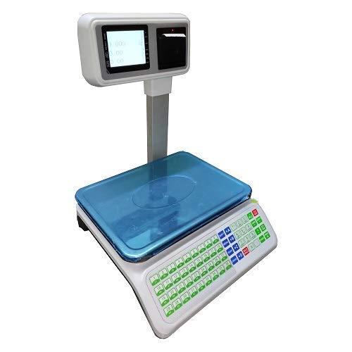 Buy Vegetable Weighing and Billing Printing scale ( white ) Online at ...