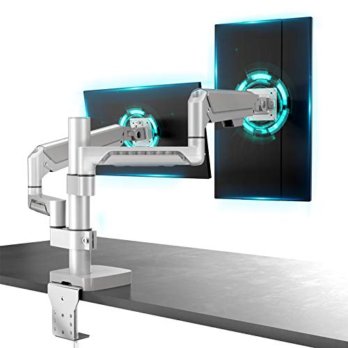 Glorider Aluminum Dual Monitor Mount Stand for 10"-32" VESA Computer ...