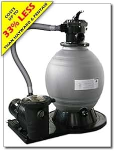 Amazon.com : Blue Wave 18 in Sand Filter System with 1 HP Pump for ...