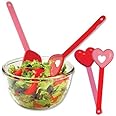 Amazon.com | Heart Shape Kitchen Utensils Salad Servers: Salad Server ...