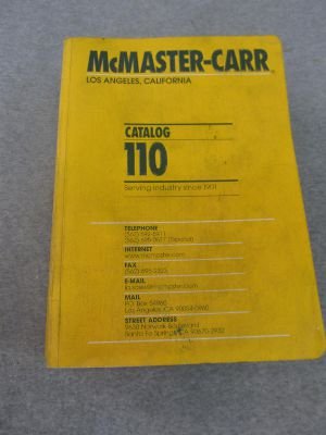 Mcmaster Carr Catalog 110: Mcmaster Carr: Amazon.com: Books