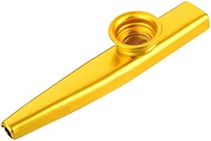 Uvipu Yellow Kazoo Aluminum Alloy Metal Musical Instrument for Kids ...