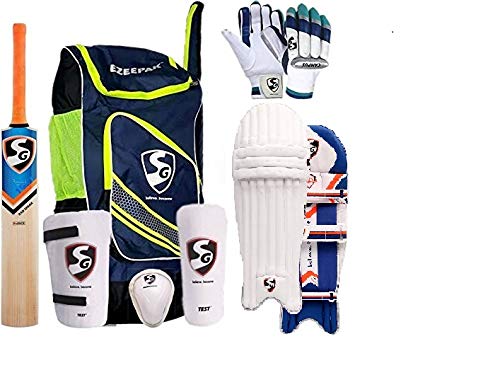 Sg Cricket Kit Full Set For Adults with Ezeepak Bag: Amazon.co.uk ...