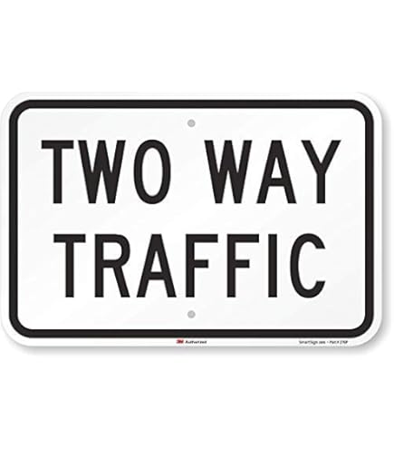Two Way Traffic Ahead Sign Understanding The 'Two Way Traffic Straight