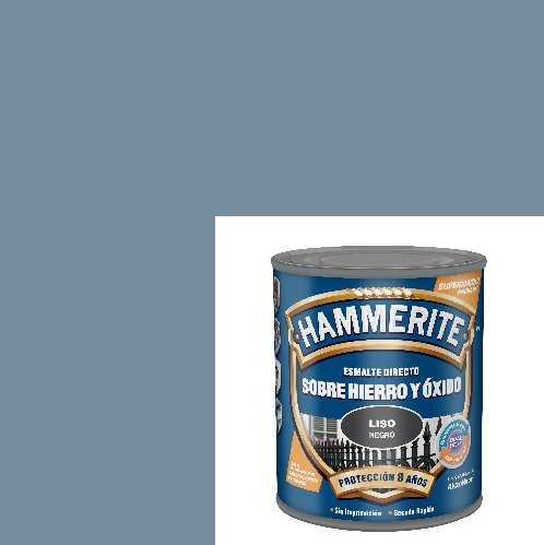 Anti-Rust Enamel Satin Direct To Iron Hammerite Grey 750 ml.: Amazon.co ...