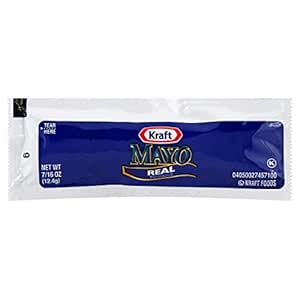 Amazon.com : Kraft Real Mayonnaise Packets, 7/16 oz, 200 ct : Grocery ...