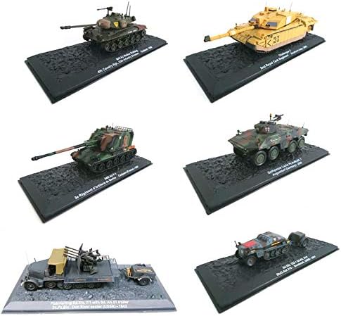 OPO 10 – Set of 6 military tanks 1/72: Panzer Flakvierling with trailer ...