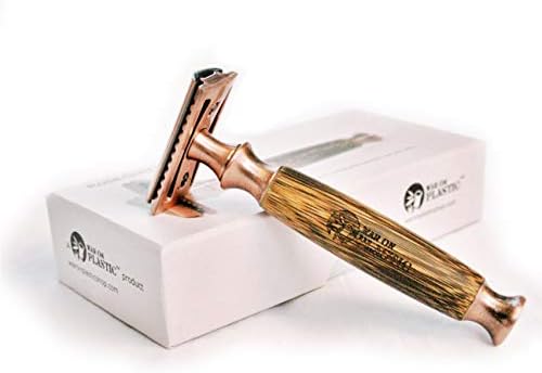 سعر Premium, Rose Gold, Zero-Plastic Reusable Razor with non-slip real ...