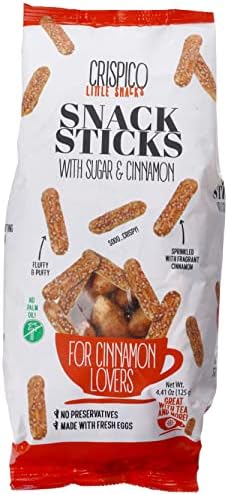 Crispico Little Snacks Snack Sticks With Sugar & Cinnamon, 125G - Pack ...