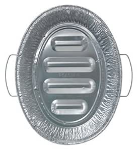 Oven Rack Disposable Roasting Pan With Handles, Heavy-Duty Aluminum ...