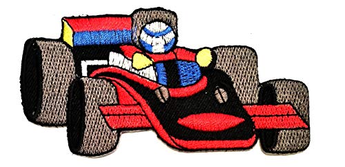 Nipitshop Patches Sports Car Racing Race Exotic Formula One Black Car ...