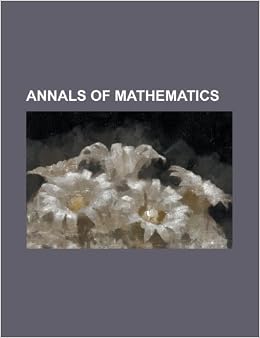 Annals of Mathematics: Amazon.co.uk: Jstor: 9781236033574: Books