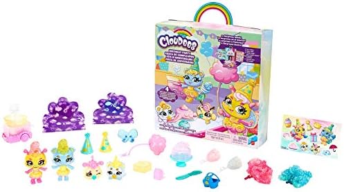 Mattel Cloudees Collectible Pets Birthday Ice Cream Party Set, Cloud ...