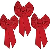 Amazon.com: Rocky Mountain Goods Red Christmas Bow Extra Large 35” by ...
