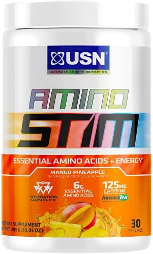 USN Energizing Amino Stim Sugar Free Energy Supplement - Energy ...