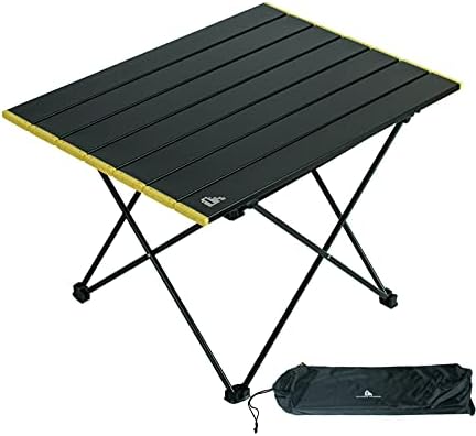 iClimb Ultralight Compact Camping Folding Table with Carry Bag, Two ...