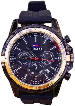 سعر ساعة تومي اصدار اسود وذهبي فى مصر | بواسطة امازون مصر | كان بكام