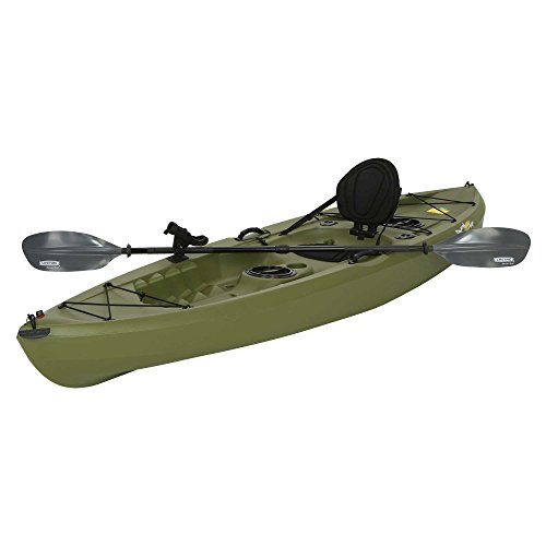 Lifetime Tamarack Angler Sit-On-Top Kayak, Olive, 120" - Deportivos.com