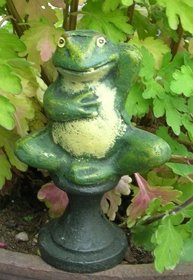 Amazon.com : Ornamental Iron Frog Hose Guide : Outdoor Statues : Patio ...