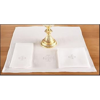 Amazon.com: 4 Pack of 100% Altar Linen Corporal for Churches: Home ...
