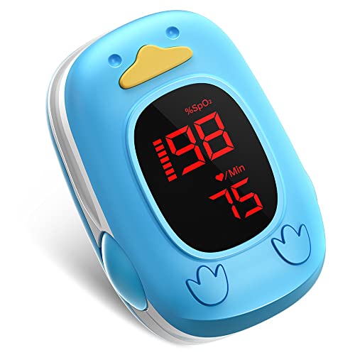 Pulse Oximeter for Kids-[2022] HOLFENRY infant Pulse Oximeter Fingertip ...