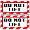 Amazon.com: GRAPHICS & MORE Do Not Lift Sign - Alert Warning - Set of 2 ...