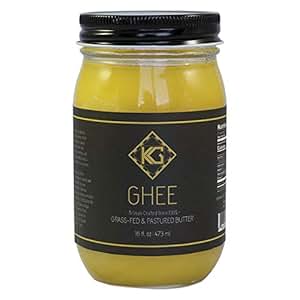 Amazon.com : Organic & Grass Fed Ghee - Made from Pasture Raised Butter ...