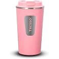 Tresso Termo de acero inoxidable para café 350ml color rosa : Amazon ...