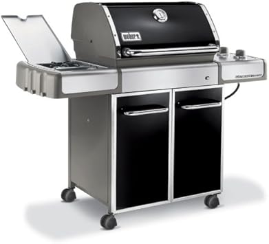 Weber 3751079 Gasgrill Genesis E 320 schwarz: Amazon.de: Garten