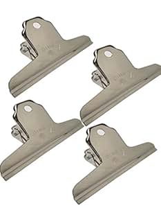 Dysix6 (4 Inch/10cm) Extra Large Heavy Duty Metal Paper Clips Binder ...