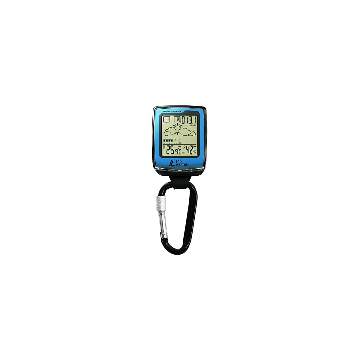 LAD-WEATHER Carabiner-Watch Altimeter-Barometer-Compass-Hygrometer ...
