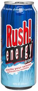 Amazon.com : Rush! Energy Drink, Citrus, 16 Ounce Cans (Pack of 24 ...