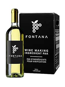 Amazon.com: Chardonnay Fontana Wine Making Kit Premium 23 Liters ...