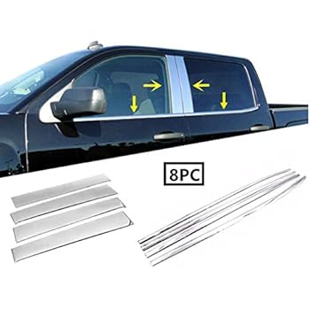 Amazon.com: Sizver Polished Stainless Steel Window Sills Trims For 2014 ...