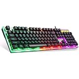 Amazon.in: Buy Tech-Com USB Rainbow 999 Gaming Keyboard Online at Low ...