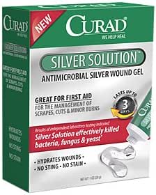Amazon.com: Curad Silver Solution Antimicrobial Gel, 1 Ounce : Health ...
