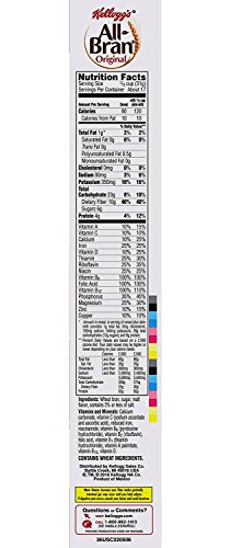 Kellogg's All Bran, Original, 18.3 Ounce Box (Pack of 2) | Pricepulse