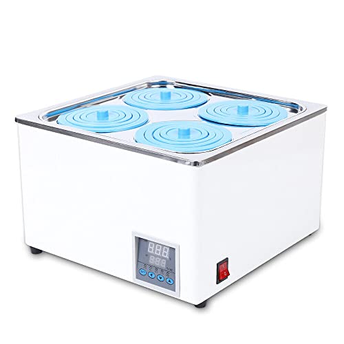 Lab Water Bath Heater,4 Holes Digital Thermostatic Water Bath Constant ...