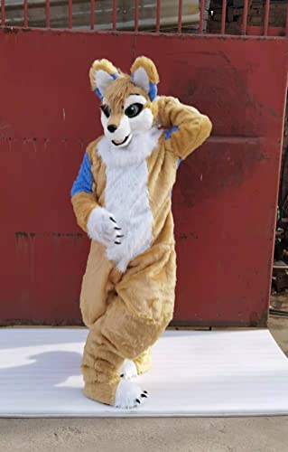 Mua FurryWu Studio Japan Kemono Kawaii Apricot Cat Dog Fox Fursuit Teen ...