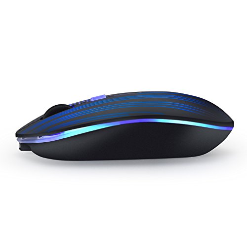 Rechargeable Wireless Mouse, Backlit Powered by Li-Polymer Battery ...