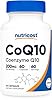 Nutricost CoQ10 200mg, 60 Vegetarian Capsules, 60 Servings - High Absorption, Vegetarian, Non ...