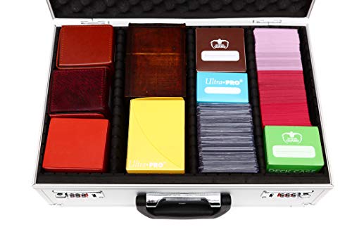 KakapopoTCG TC-A5 Silver Lockable Storage Case With Sliding Divider ...