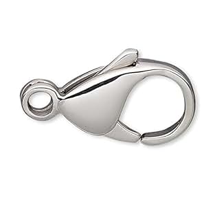 Amazon.com: 10 Surgical Stainless Steel 15mm Lobster Claw Clasps with ...