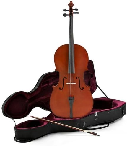 Student 3/4 Size Cello with Case by Gear4music: Amazon.co.uk: Musical ...