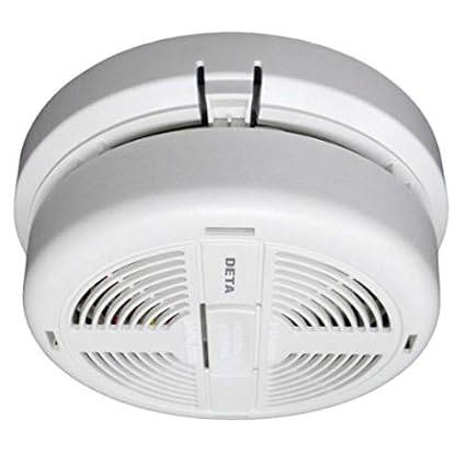 Deta 1151 Mains Powered Ionisation Smoke Alarm with 9V Battery Back Up ...