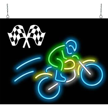 Motocross Rider with Bike Neon Sign - - Amazon.com