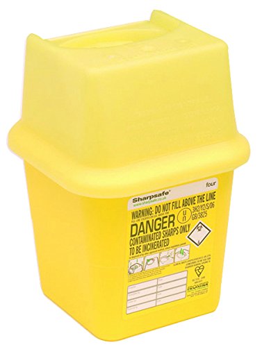 Safety First Aid Clinical Waste Disposal Bin, 4 Litre – BigaMart