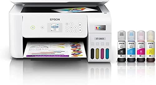 Epson EcoTank ET 2803 Series All-in-One Color Inkjet Cartridge-Free ...